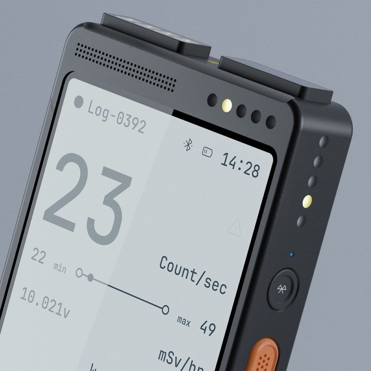 蒸汽朋克风格的盖革计数器